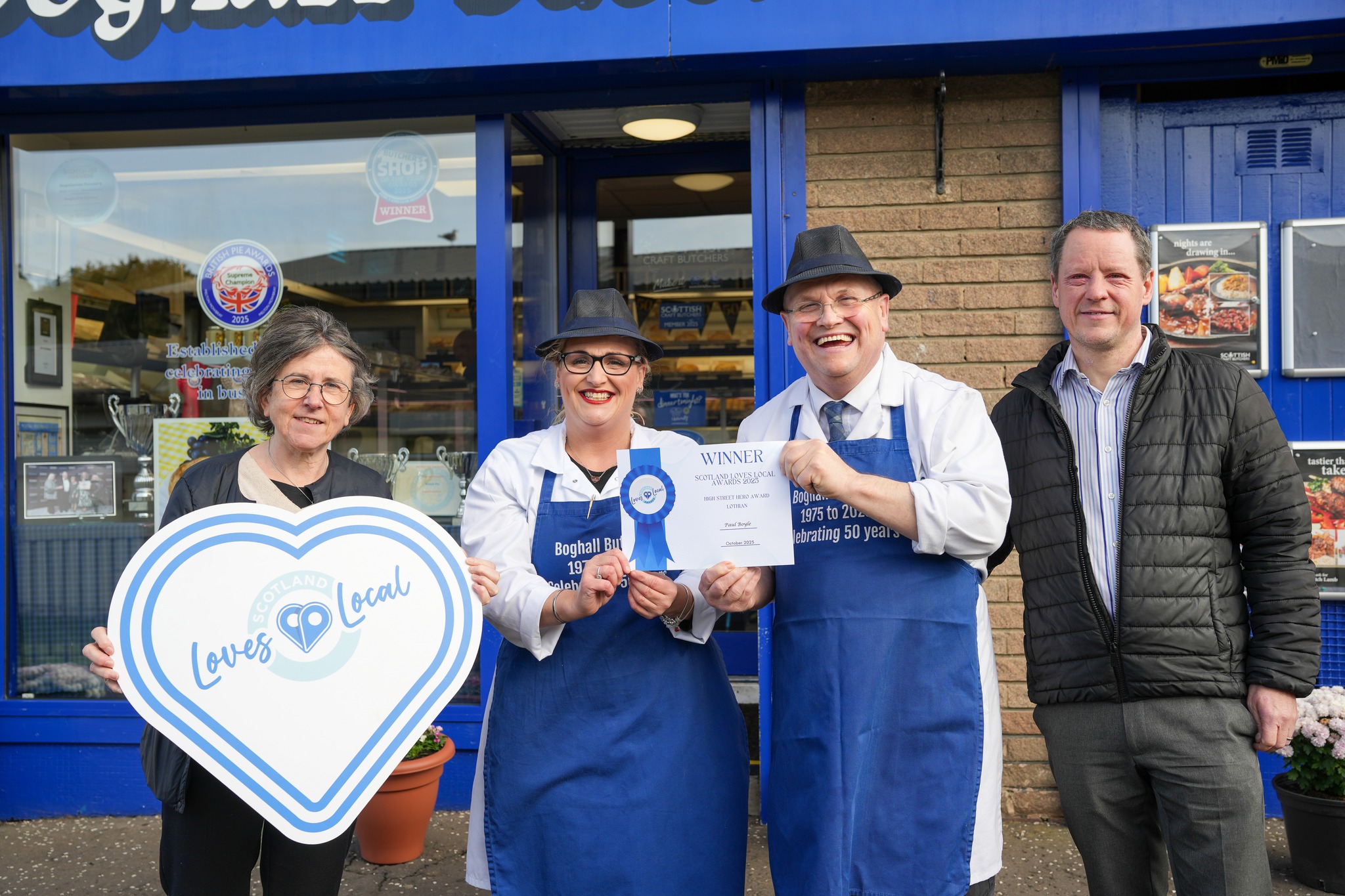 Prize-winning pie creator is named as Scotland Loves Local High Street ...
